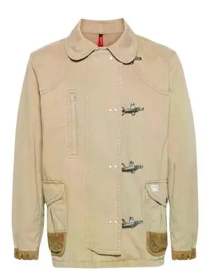 FAY 4 Ganci Cotton Jacket - Neutrals