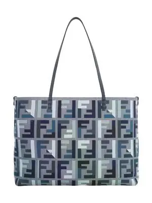 Fendi Large Roll Tote Bag - Blue