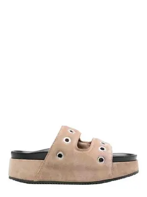 Inuikii Leather Sandals - Brown