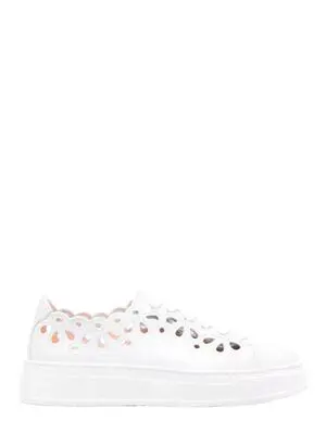 Agl Leather Sneakers - White