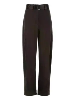 Magda Butrym Belted Trousers - Brown