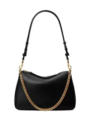 Tory Burch Chain-embellished Shoulder Bag - Black