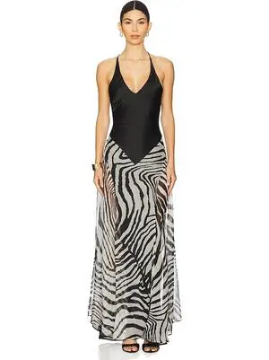 Delfi Antonella Dress - Zebra