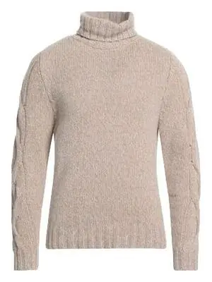 Alpha Studio Turtleneck Knit Top - Beige