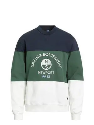 NORTH SAILS Cotton Crewneck Sweatshirt - Navy