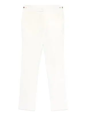 Gabriela Hearst Cotton Straight-leg Trousers - White