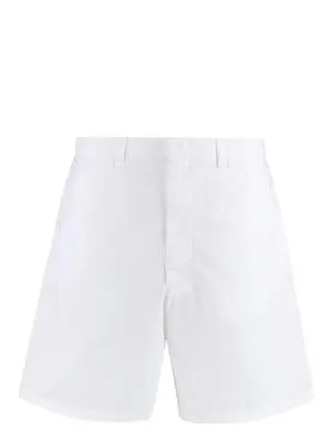 Prada Cotton Bermuda Shorts - White
