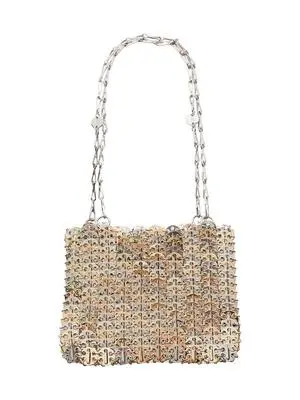 Rabanne 1969 Disc Embellished Shoulder Bag - Pink