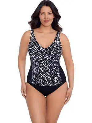 TRIMSHAPER Control One-piece Swimsuit - Funfetti