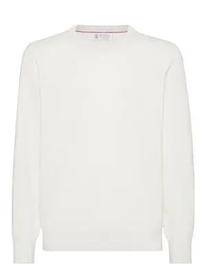 Brunello Cucinelli Cashmere Crew-neck Sweater - Panama