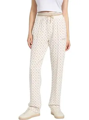 Guess Aggie Straight Leg Pants - Beige