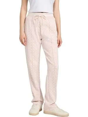 Guess Aggie Straight Leg Pants - Pink