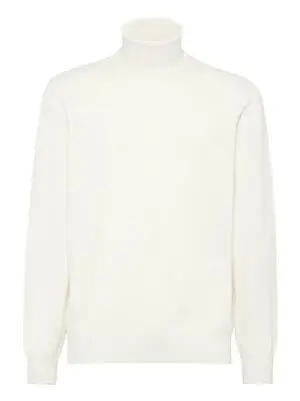 Brunello Cucinelli Turtleneck Cashmere Sweater - Panama