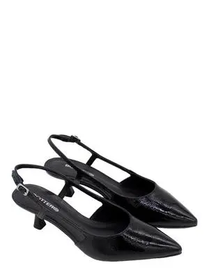 BOTTERO Botolivia Legacy Pointed Toe Slingback Pump Preto
