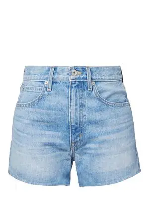 SLVRLAKE Farrah Denim Shorts - Blue