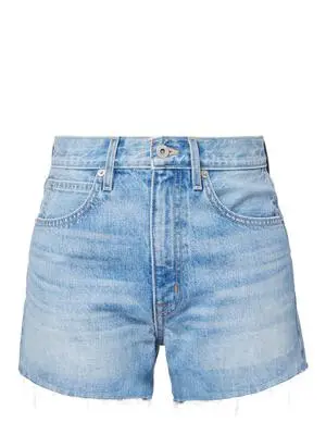 SLVRLAKE Farrah Denim Shorts - Blue