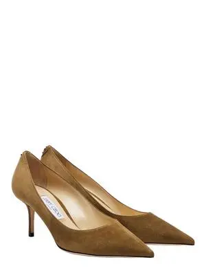 JIMMY CHOO Love 65 Suede Pumps - Green
