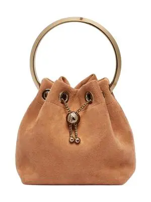 JIMMY CHOO Bon Bon Small Bucket Bag - Brown