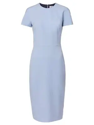 Victoria Beckham Crêpe Minidress - Blue