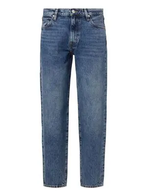 FRAME Candle Mid-rise Barrel-leg Jeans - Blue