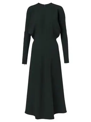 Victoria Beckham Dolman Cady Midi Dress - Green