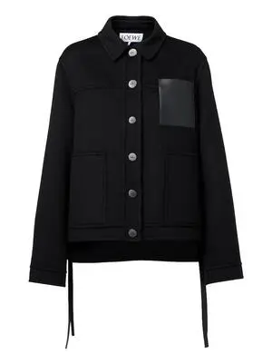 Loewe Wool And Cashmere Jacket - Black