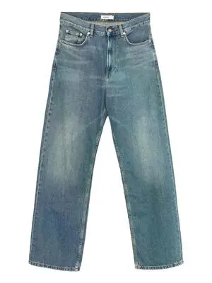 Sandro Baggy Jeans In Faded Denim - Blue