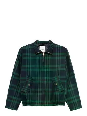 Sandro Tartan-check Jacket - Green