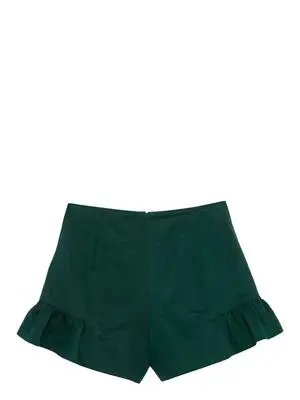 Sandro Ruched Detail Shorts - Green