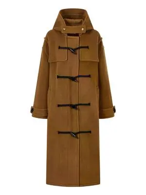 STUDIO TOMBOY Duffle Coat With Toggle Fastening - Brown