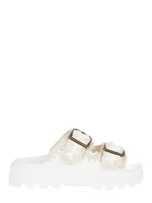 Mou Flat Sandals - White 1