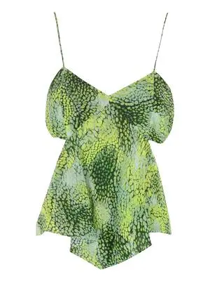 IRO PARIS Spotted-print Camisole Top - Green