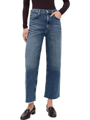 AGOLDE Ren High-rise Wide-leg Jeans - Chord