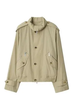 Burberry Cotton Nylon Jacket - Beige Beige
