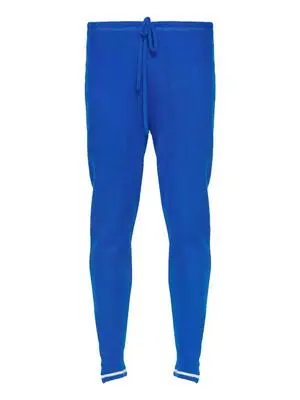 MAISON MARGIELA Wool Track Pants - Blue