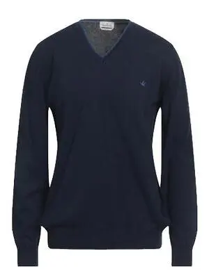 BROOKSFIELD Knitted Cotton Sweater Navy