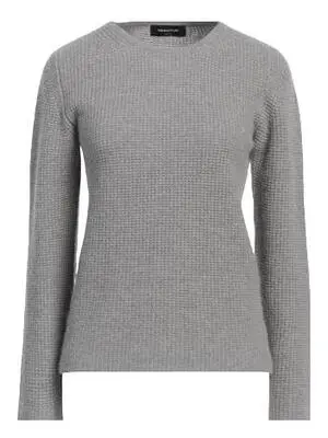 Fabiana Filippi Long Sleeve Crewneck Sweater - Grey