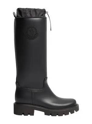 Moncler Kickstream High Rain Boots - Black