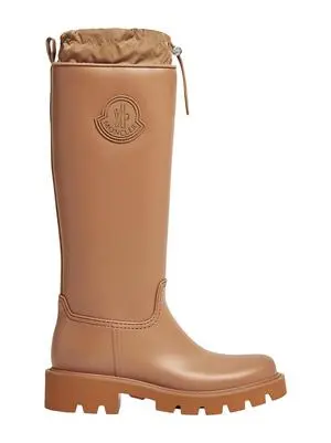 Moncler Kickstream High Rain Boots - Brown