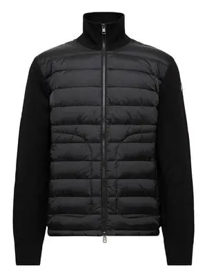 Moncler Padded Zip-up Cardigan - Black