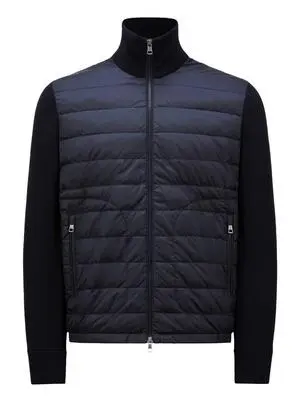 Moncler Padded Zip-up Cardigan - Blue
