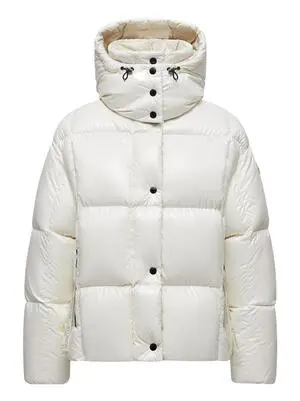 Moncler Parana Hooded Down Jacket - White