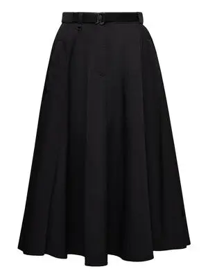 Moncler Midi Skirt - Black