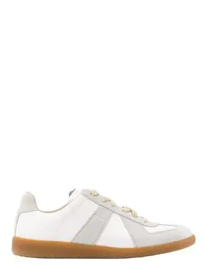 MAISON MARGIELA Replica Nappa And Suede Sneakers - White