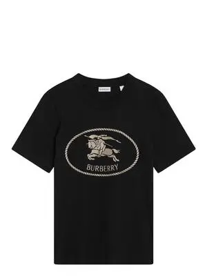 Burberry Equestrian Knight T-shirt - Black