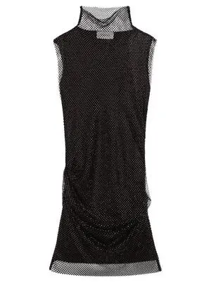 Sportmax Mesh Mini Dress - Black