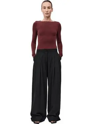 ST AGNI Double Loop Pants - Black