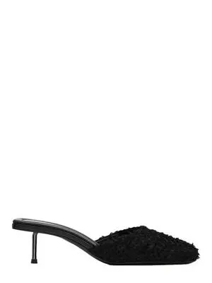 ST AGNI Feathered Square Toe Heel