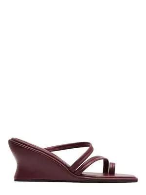 ST AGNI Soft Strap Contour Wedge - Plum