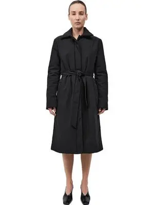 ST AGNI Padded Car Coat - Black